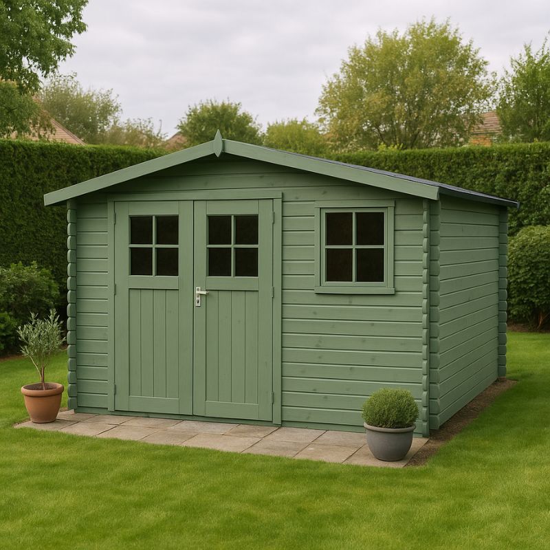 Photos Abris De Jardin En Bois Peint