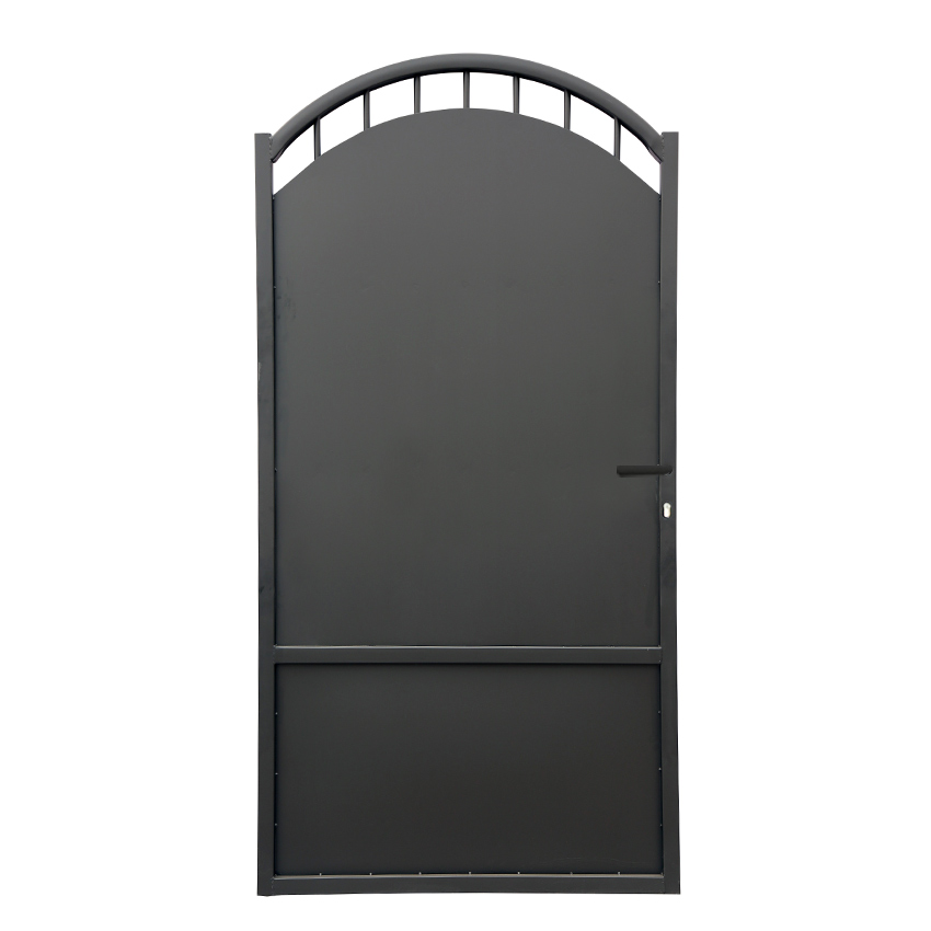 Portillon fer H. 2m BELLADONE Noir Mat | OOGarden