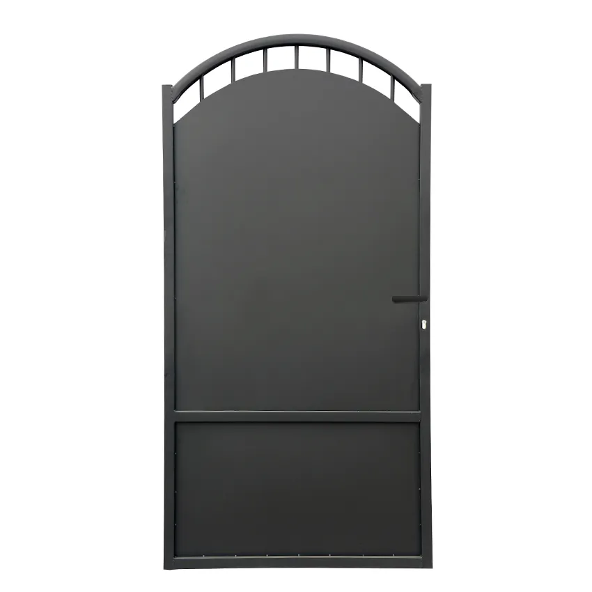Portillon fer H. 2m BELLADONE Noir Mat | OOGarden