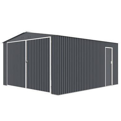 Metallgarage 16m2 Anthrazitgrau | OOGarden.de