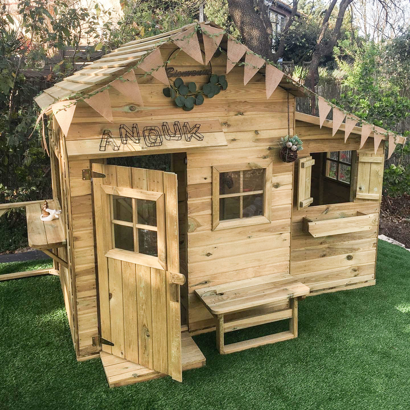 Maisonnette en bois pour enfants Family - OOGarden Maisonnette en bois pour enfants Family - OOGarden