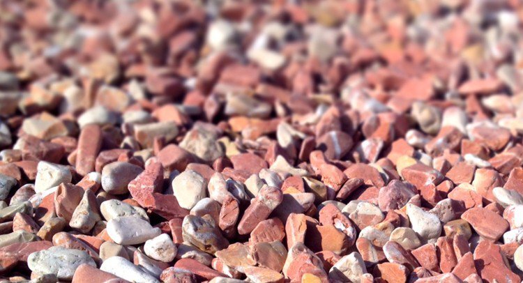 Galet marbre roulé - 20/30 mm - sac 25kg - Rouge | OOGarden