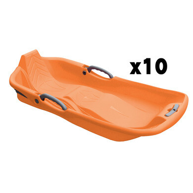 Lot de 10 Luges 2 places avec freins | OOGarden