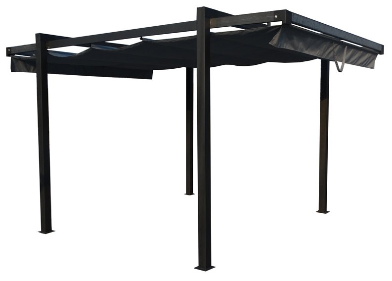 Tonnelle autoportante LUZ 3 X 4 M avec toile rétractable | OOGarden