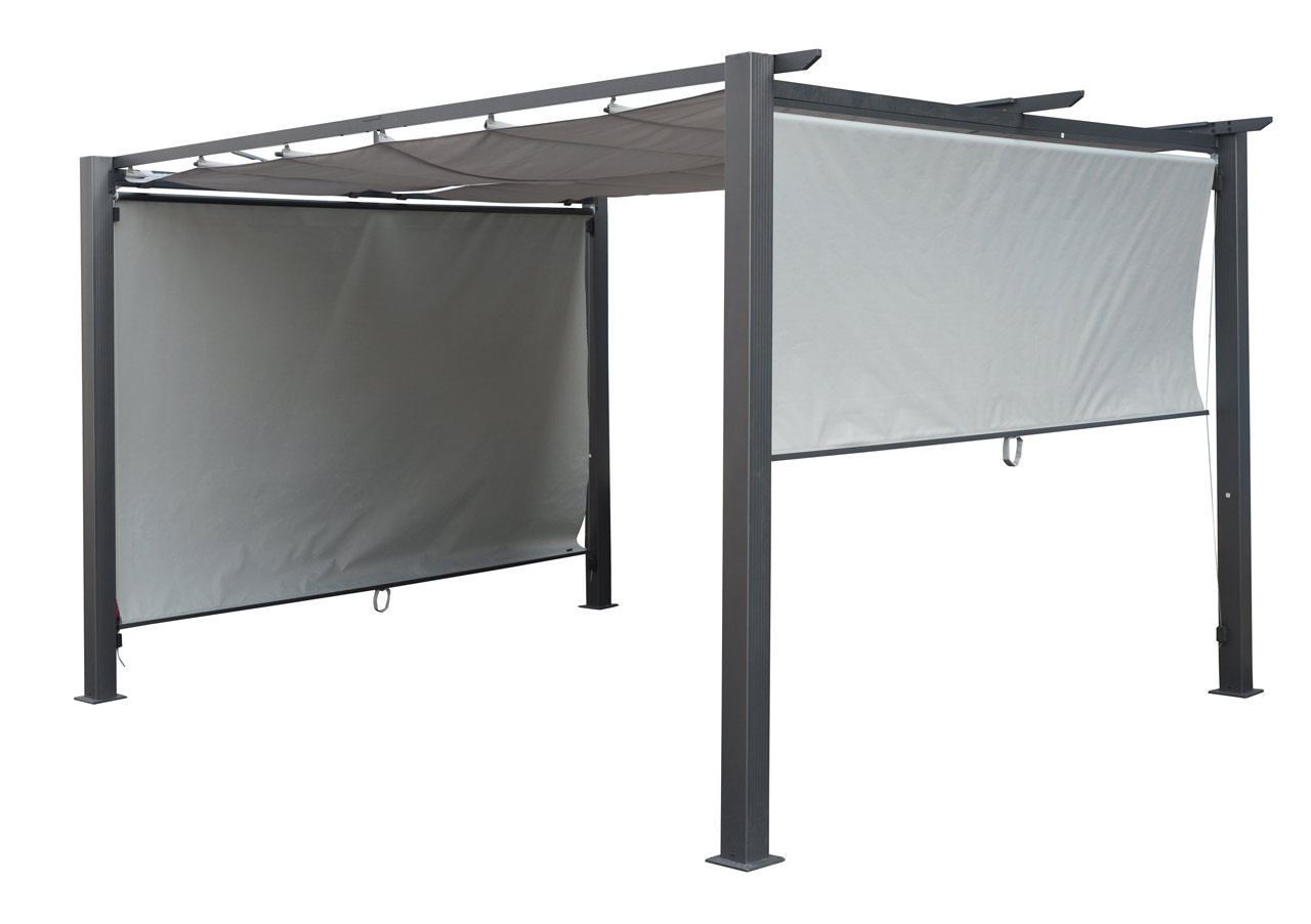 Tonnelle autoportante 3x4M avec stores LIMOUX | OOGarden