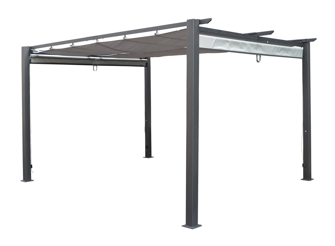 Tonnelle autoportante 3x4M avec stores LIMOUX | OOGarden