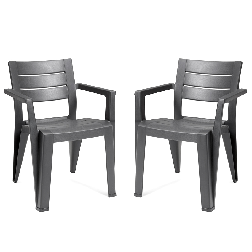 Salon de jardin : Table JULIE double+ 8 FLT JULIE | OOGarden
